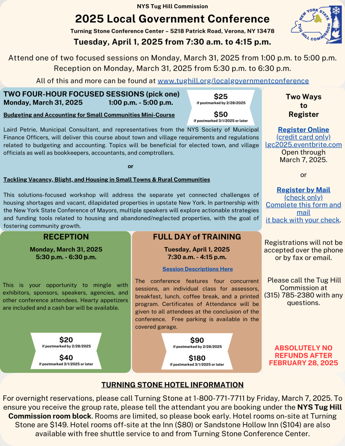2025 Local Government Conference – NYS Tug Hill Commission